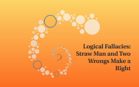 Logical Fallacies: Straw Man and Two Wrongs Make a Right by Adrienne ...