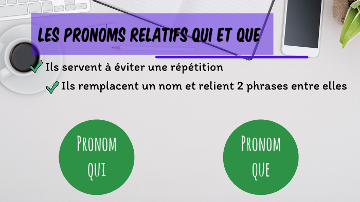 Les pronoms relatifs QUI et QUE by Amalia Buteler on Prezi
