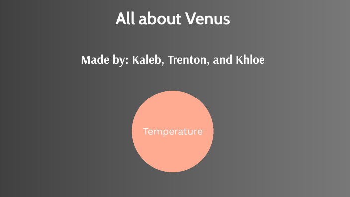 Differences about Venus and the Earth by Kaleb Machado on Prezi