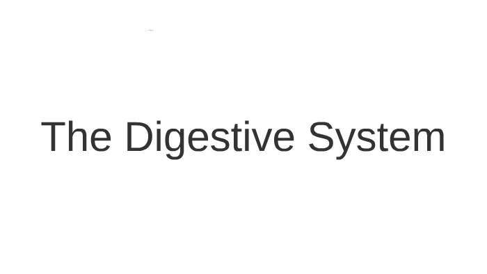 The Digestive System by Blair Shaffer on Prezi