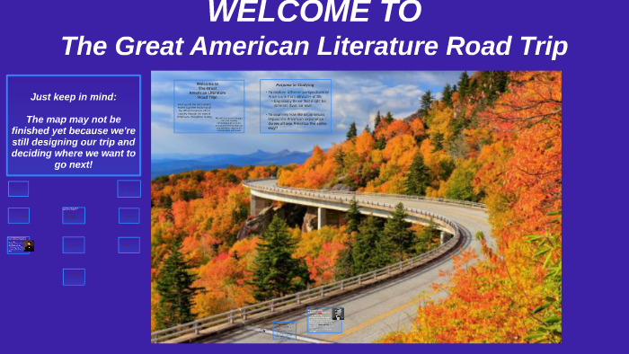 The Great American Literature Road Trip by Kate Brown on Prezi
