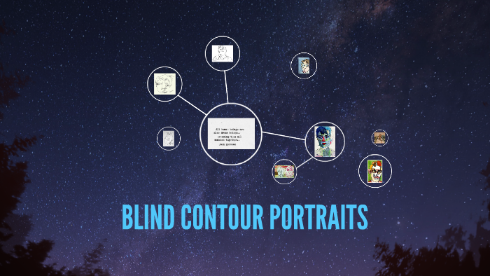 BLIND CONTOUR PORTRAITS by Jessica Janzer