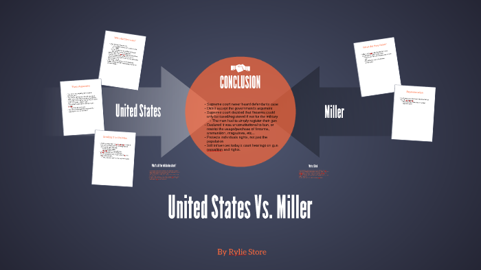 United States Vs. Miller by Rylie Store on Prezi
