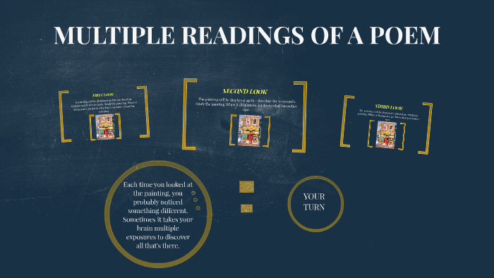 MULTIPLE READINGS OF A POEM by Erin Peters