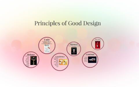 Principles of Good Design by sydney mccauley on Prezi