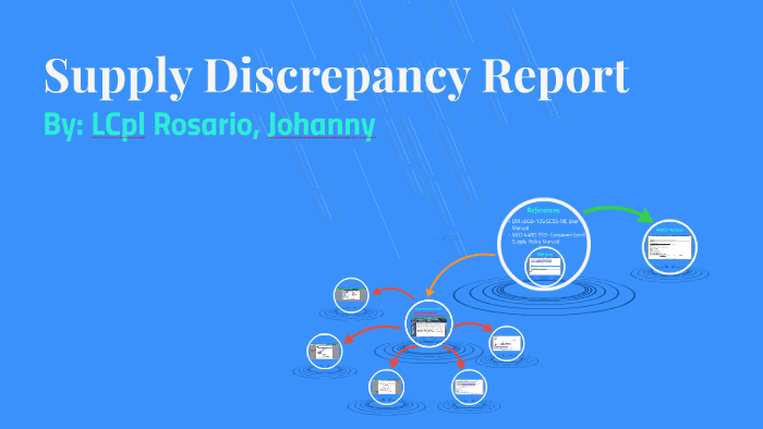 Supply Discrepancy Report by johanny rosario on Prezi