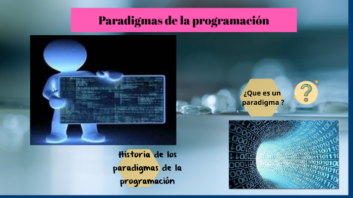 Paradigmas de la programación by patricia medina on Prezi