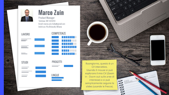 Curriculum Vitae Marco Zuin by Marco Zuin on Prezi