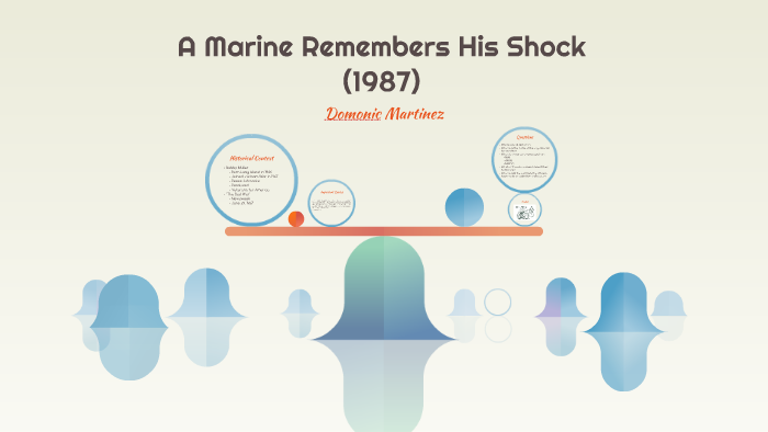 A Marine Remembers His Shock (1987) by Domonic Martinez on Prezi
