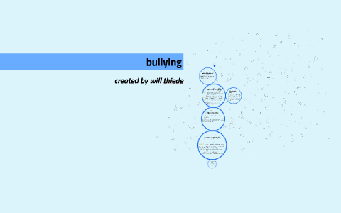 what is bullying? by Will Thiede on Prezi
