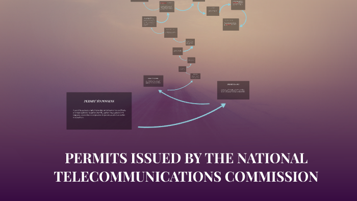 PERMITS ISSUED BY THE NATIONAL TELECOMMUNICATIONS COMMISSION by Ginah ...
