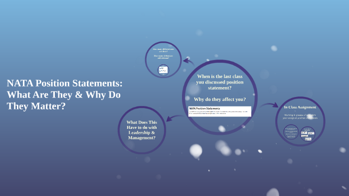 NATA Position Statements: What Are They & Why Do They Matter by Beth ...