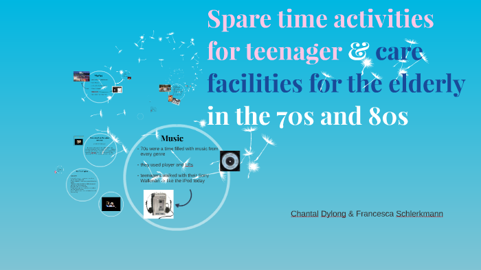 Spare time activities for teenager & care facilities for the by ...
