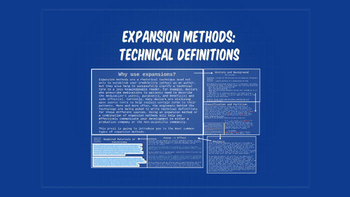 Expansion methods: by Mikayla Beaudrie on Prezi