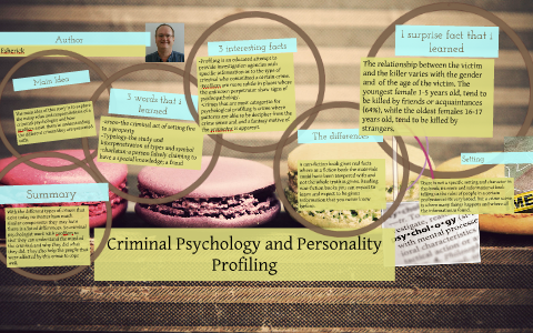 Criminal Psychology and Personality Profiling by Jessica Guerrier on Prezi