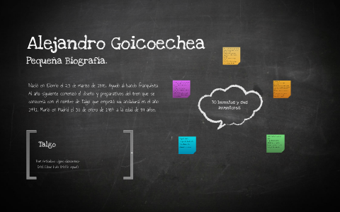 Alejandro Goicoechea by Javier Ochoa López-Huerta on Prezi