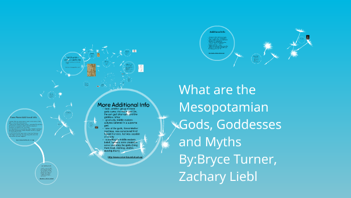 What are the Mesopotamian Gods, Goddesses and Myths by Bryce Turner on ...