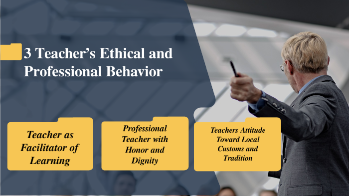 3 Teacher’s Ethical and Professional Behavior by Jasmin Doria on Prezi