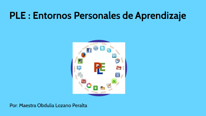 Entornos Personales de Aprendizaje PLE by Obdulia Lozano Peralta on Prezi