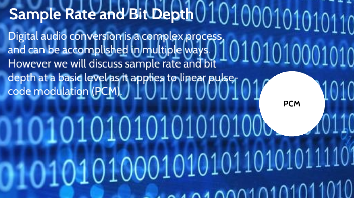 Sample Rate and Bit Depth by Jarrell Bradley on Prezi