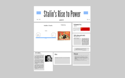 Stalin's Rise to Power by Jessica Dupuis
