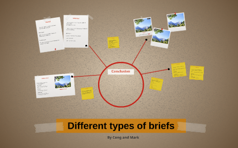 Different types of briefs by Mark Scullion on Prezi