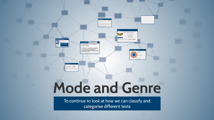 Mode and Genre by Mr Alderson on Prezi