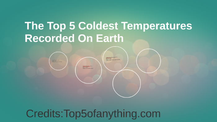 The Top 5 Coldest Temperatures Recorded On Earth by Brett Cavanaugh on ...