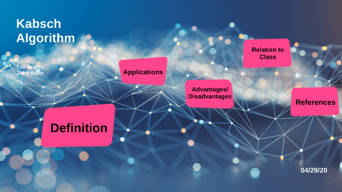 Kabsch Algorithm by John Adler on Prezi