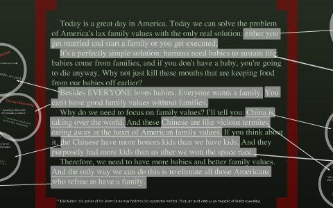 Types of Faulty Reasoning by Katharine James on Prezi