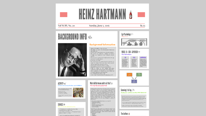 HEINZ HARTMANN by Bracha Spitzer