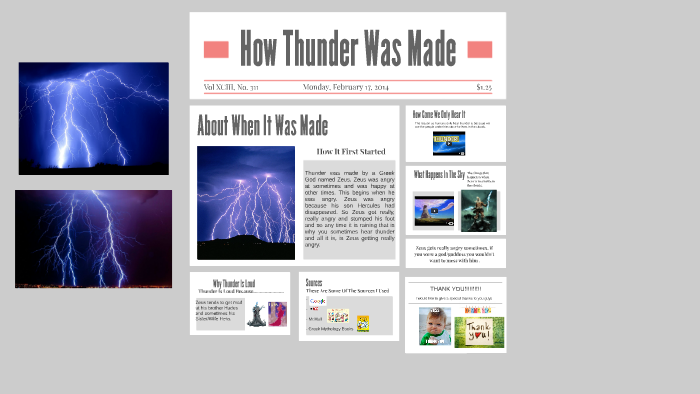 How Thunder was made. by Malana Redden on Prezi