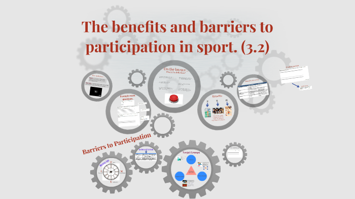 The benefits and barriers to participation in sport. (3.2) by Aaron ...