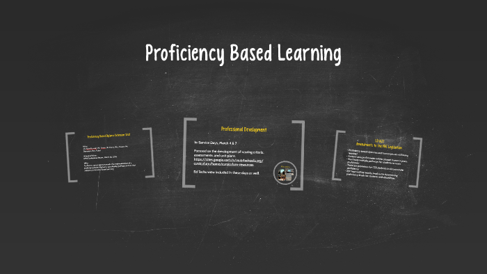 Proficiency Based Learning by Jennifer Tabor