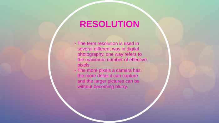 WHAT DOES RESOLUTION MEAN By