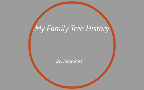 My Family Tree History by Jacey Ross