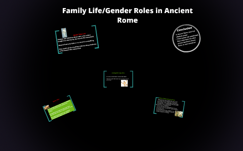 Family Life/Gender Roles in Ancient Rome by Tre'von Swift on Prezi