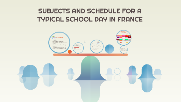 SUBJECTS AND SCHEDULE FOR A TYPICAL SCHOOLDAY IN FRANCE by Noémie ...