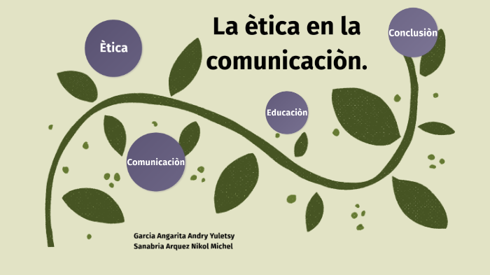 La ética de la comunicación by Nikol Sanabria on Prezi