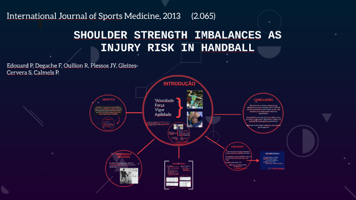 SHOULDER STRENGTH IMBALANCES AS INJURY RISK IN HANDBALL by