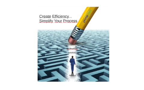 Create Efficiency and Simplify Your Process by Victor Scire on Prezi