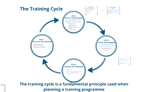The Training Cycle by Cathy Gibson on Prezi