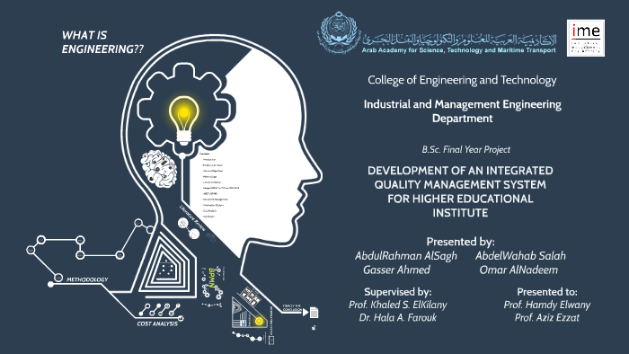 FYP: DEVELOPMENT OF AN INTEGRATED QUALITY MANAGEMENT SYSTEM FOR HIGHER ...