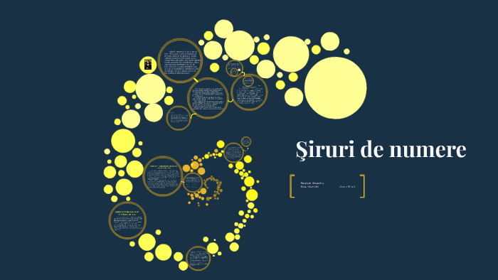 Şiruri de numere by Alexandra Bucataru on Prezi