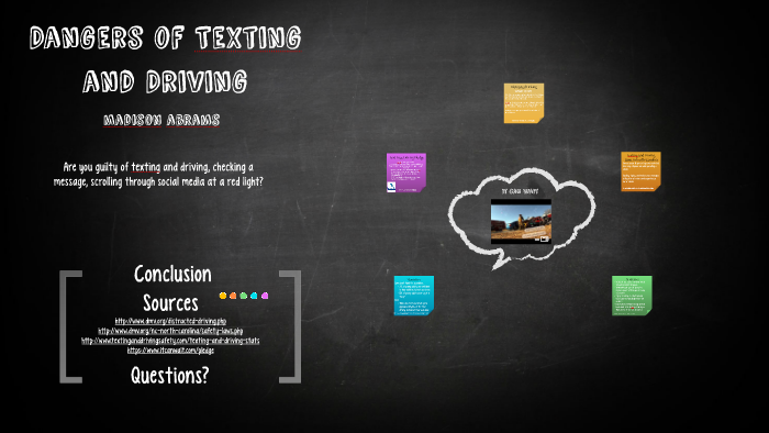 Danger of Texting and Driving by Madison Abrams on Prezi
