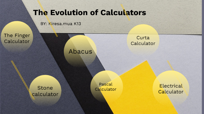 The evolution of the calculators by Kiresa MUA on Prezi