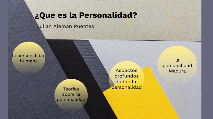 la personalidad by julian aleman puentes on Prezi