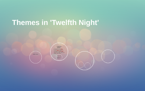 Themes in 'Twelfth Night' by Deborah Evans on Prezi