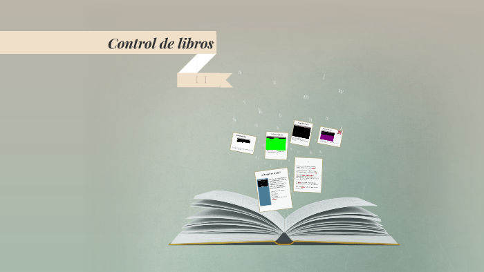 Control de libros by Jose Carlos Garcia on Prezi