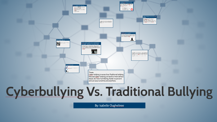 Cyber Bullying Vs Traditional Bullying By Isabelle Ougheltree On Prezi